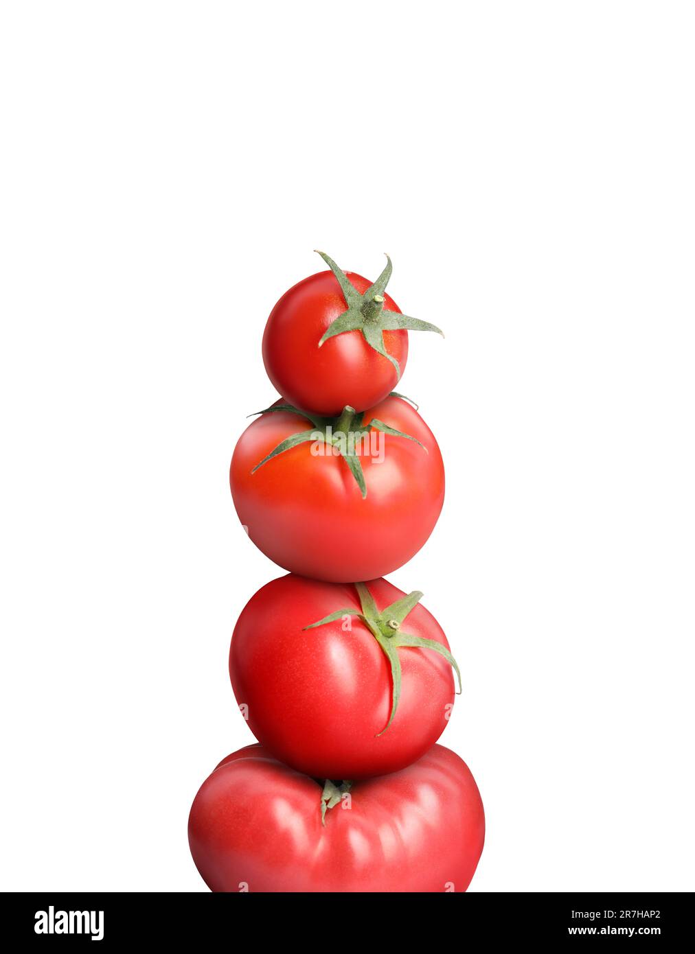 Red tomatoes stacked on hi-res stock photography and images - Alamy