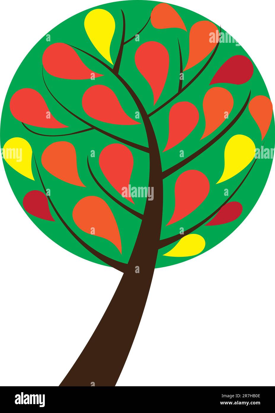 vector illustration of an abstract tree Stock Vector Image & Art - Alamy