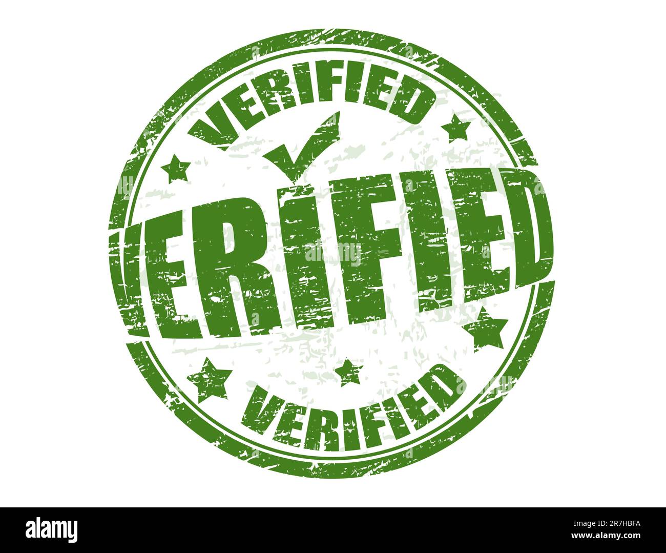 Grunge rubber stamp with the word verified written inside the stamp ...