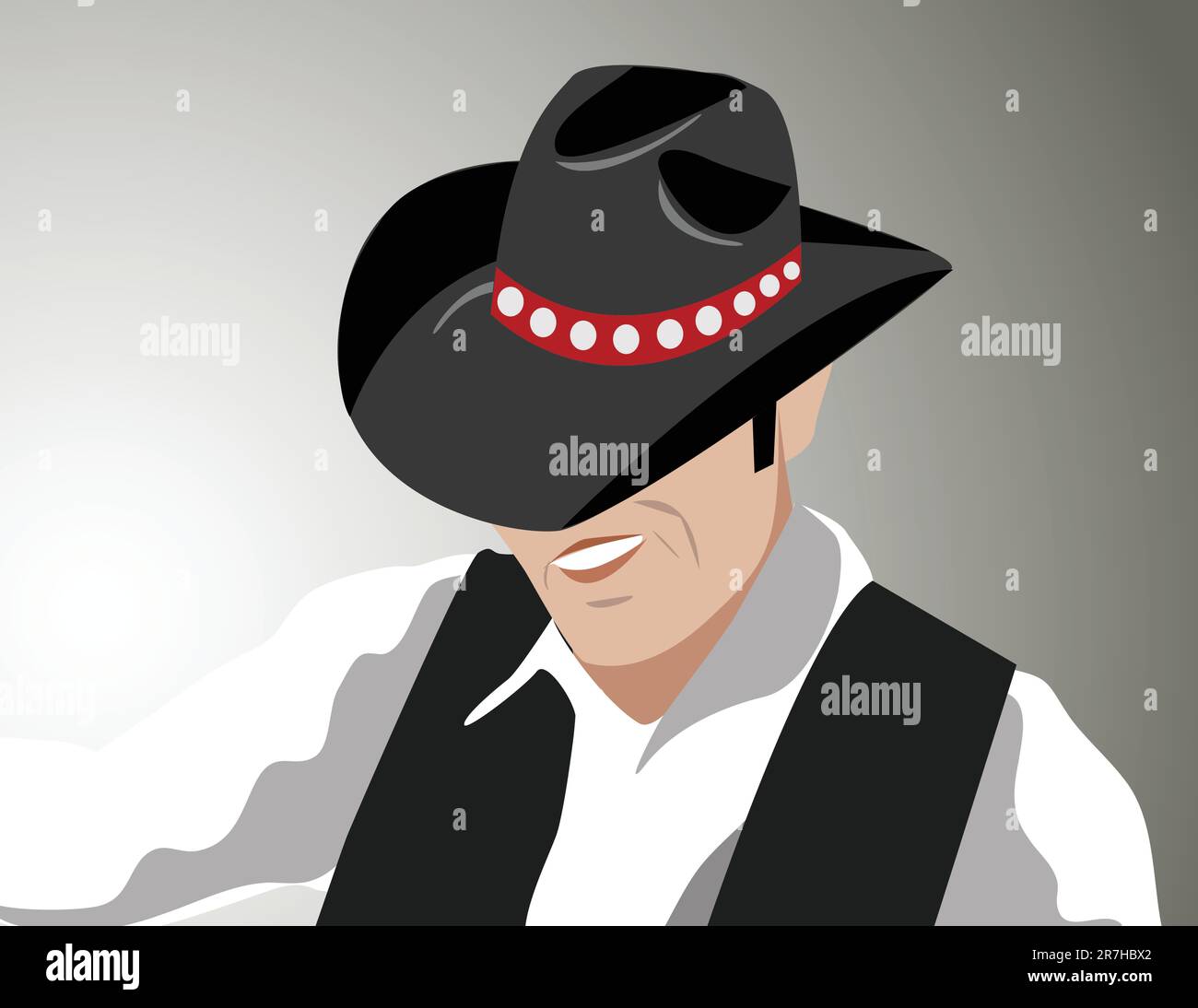cowboy vector illustration Stock Vector Image & Art - Alamy