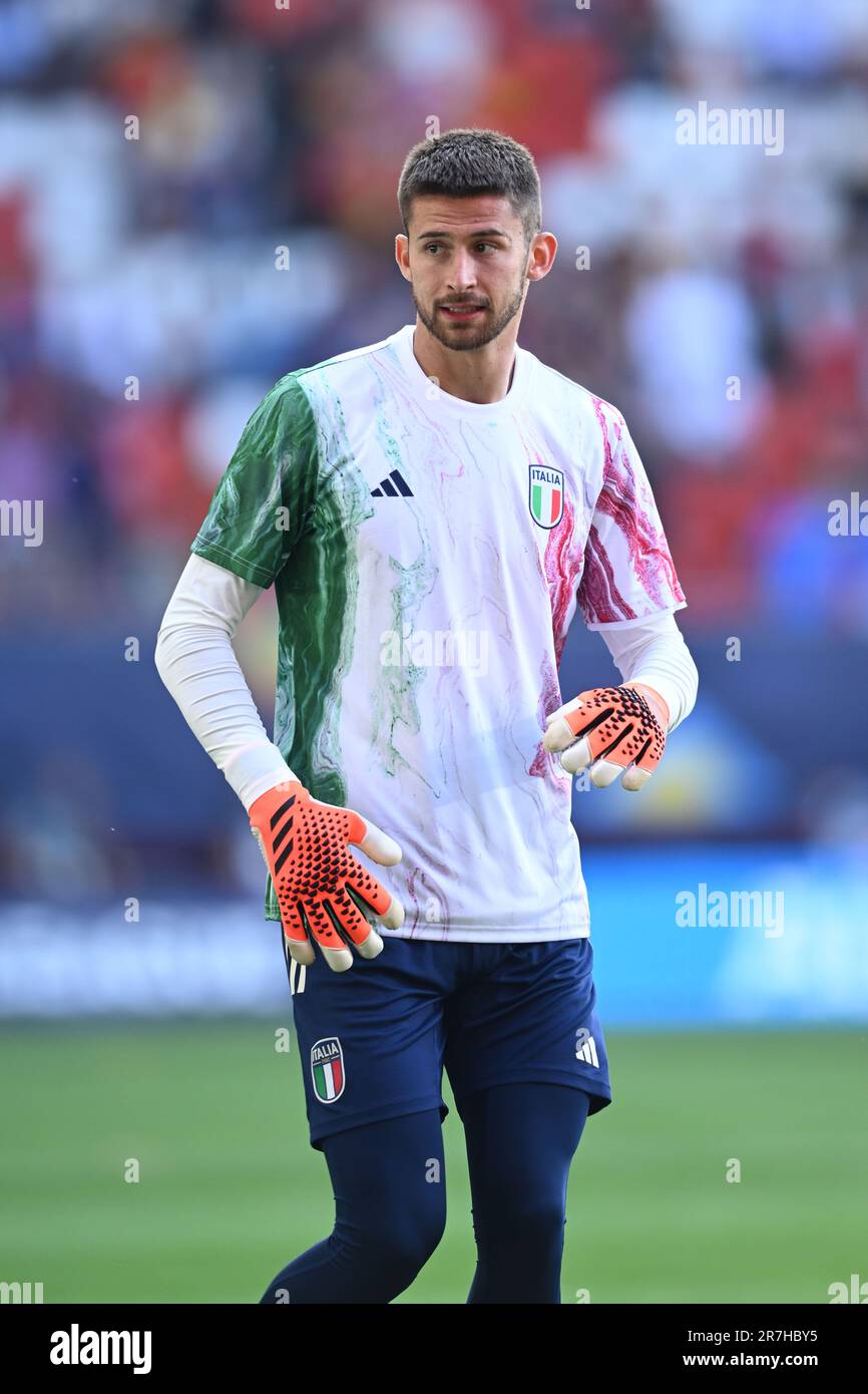 Guglielmo Vicario (Italy) during the UEFA Nations League 2022-2023 ...