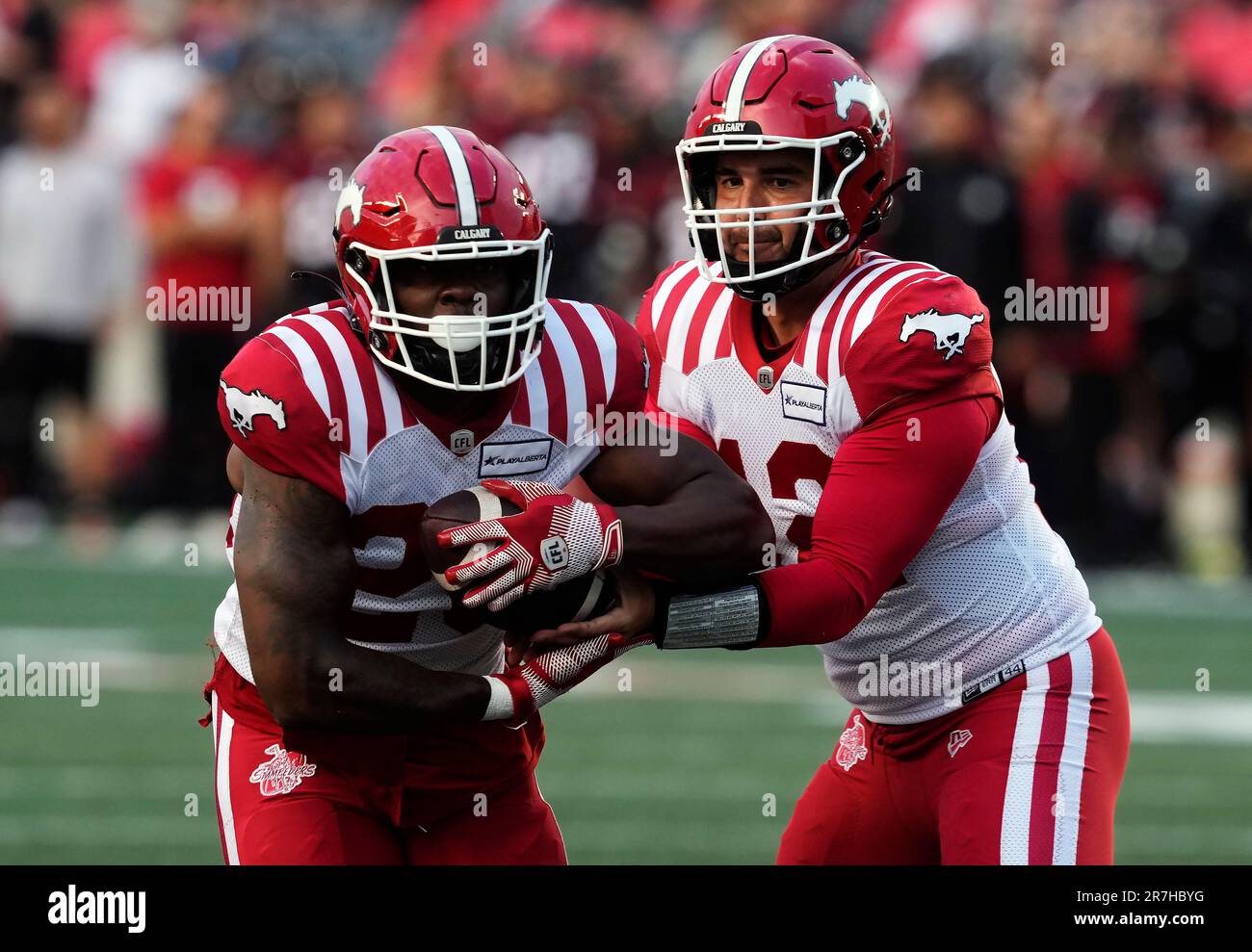 Ottawa, Canada. 15th June, 2023. Calgary Stampeders quarterback Jake ...
