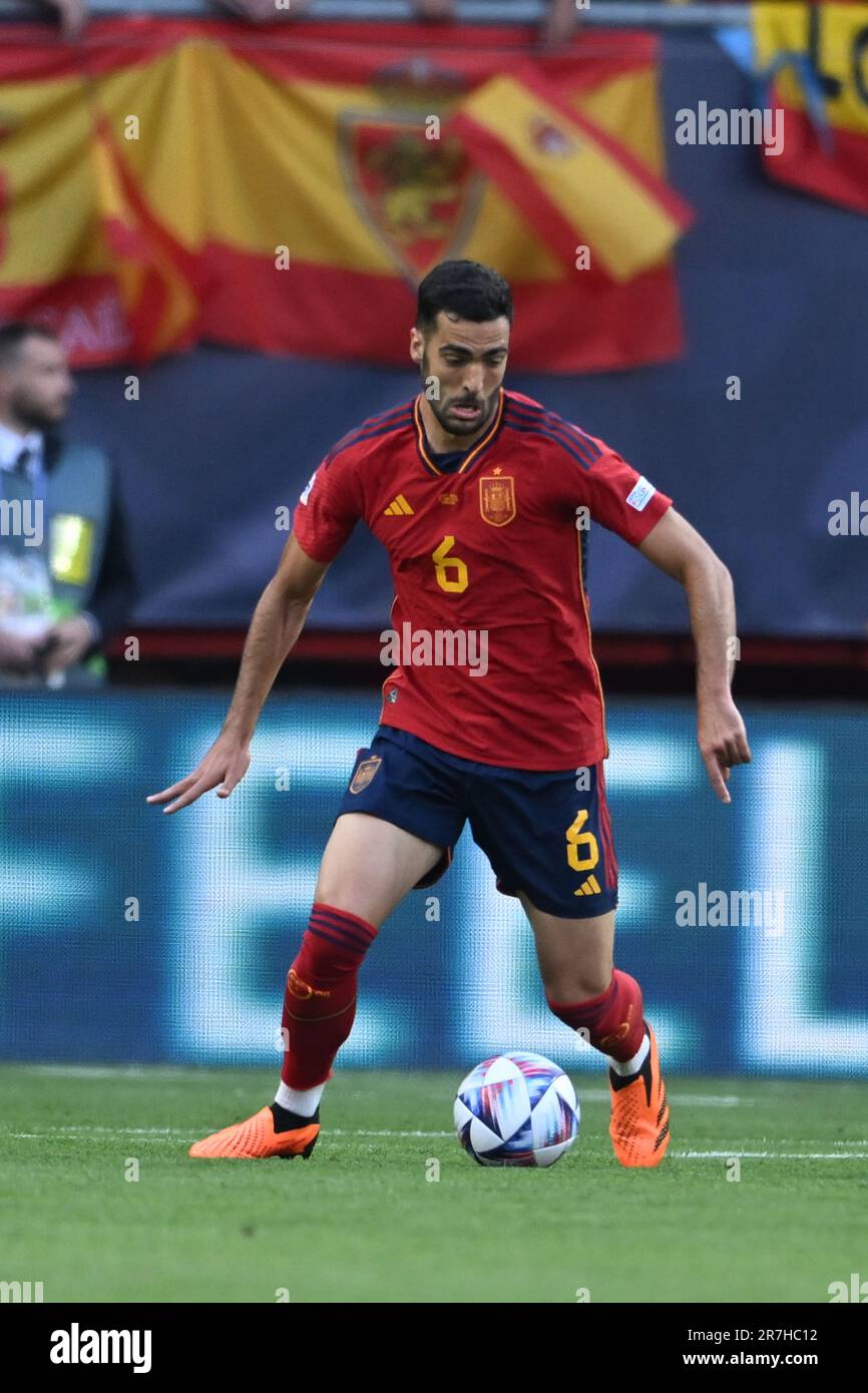 Mikel Merino (Spain) during the UEFA Nations League 2022-2023 match ...
