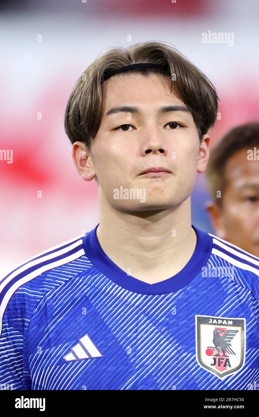 Toyota, Aichi, Japan. 15th June, 2023. Ayase Ueda (JPN) Football/Soccer : KIRIN Challenge Cup ...