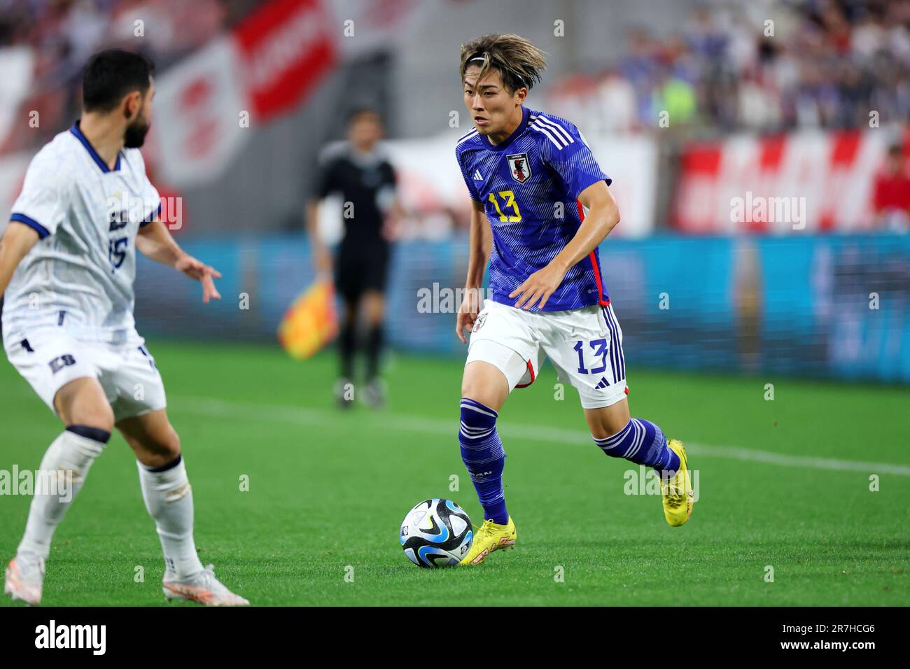Toyota, Aichi, Japan. 15th June, 2023. Keito Nakamura (JPN) Football/Soccer : KIRIN Challenge ...