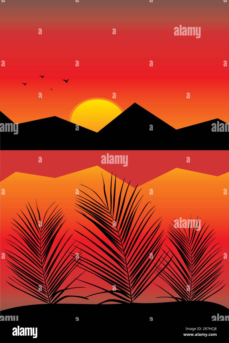 Beautiful decline Stock Vector Images - Alamy