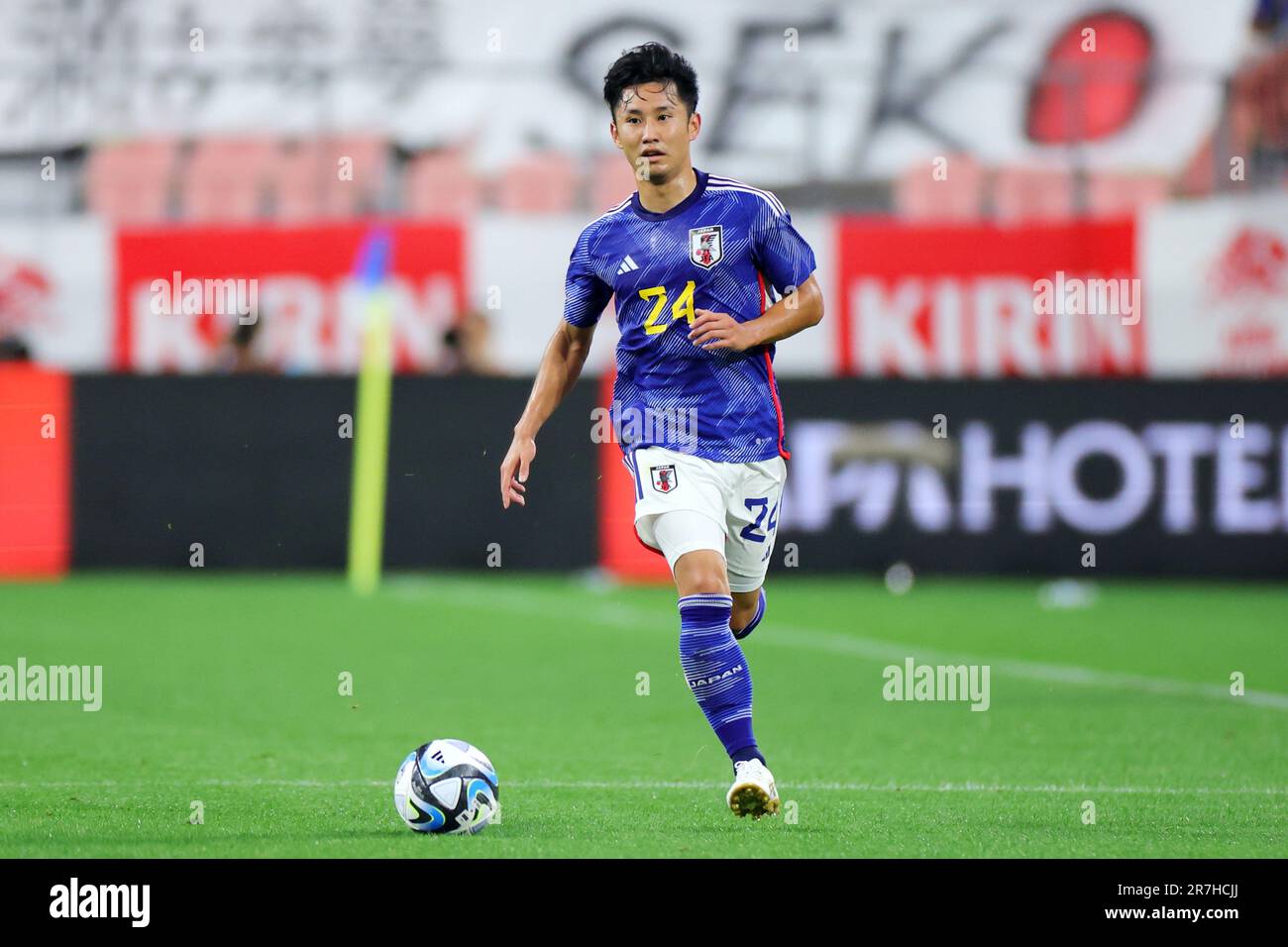 Toyota, Aichi, Japan. 15th June, 2023. Ryoya Morishita (JPN) Football/Soccer : KIRIN Challenge ...