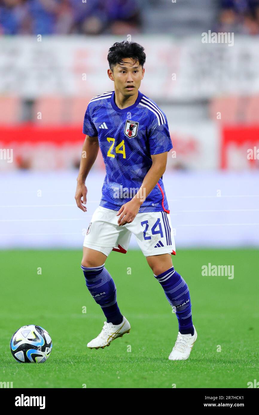 Toyota, Aichi, Japan. 15th June, 2023. Ryoya Morishita (JPN) Football/Soccer : KIRIN Challenge ...