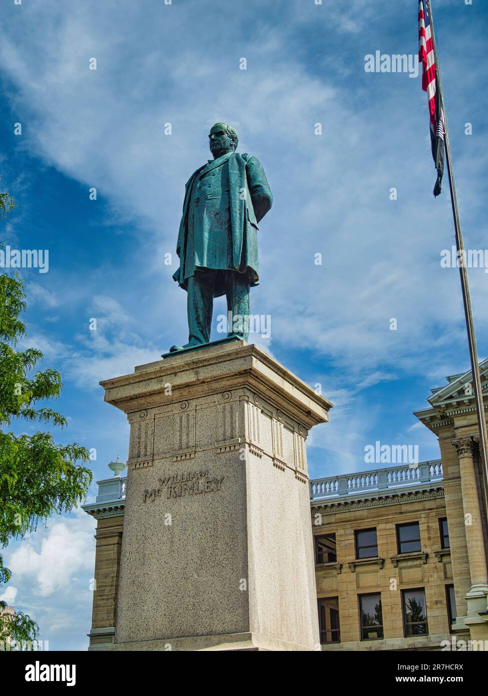 The William Mckinley Monument In Front Of The Lucas County Courthouse
