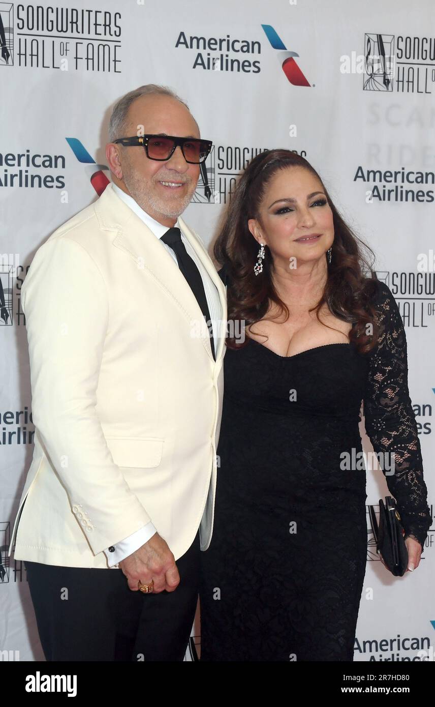 New York, NY, USA. 15th June, 2023. Emilio Estefan and Gloria Estefan ...