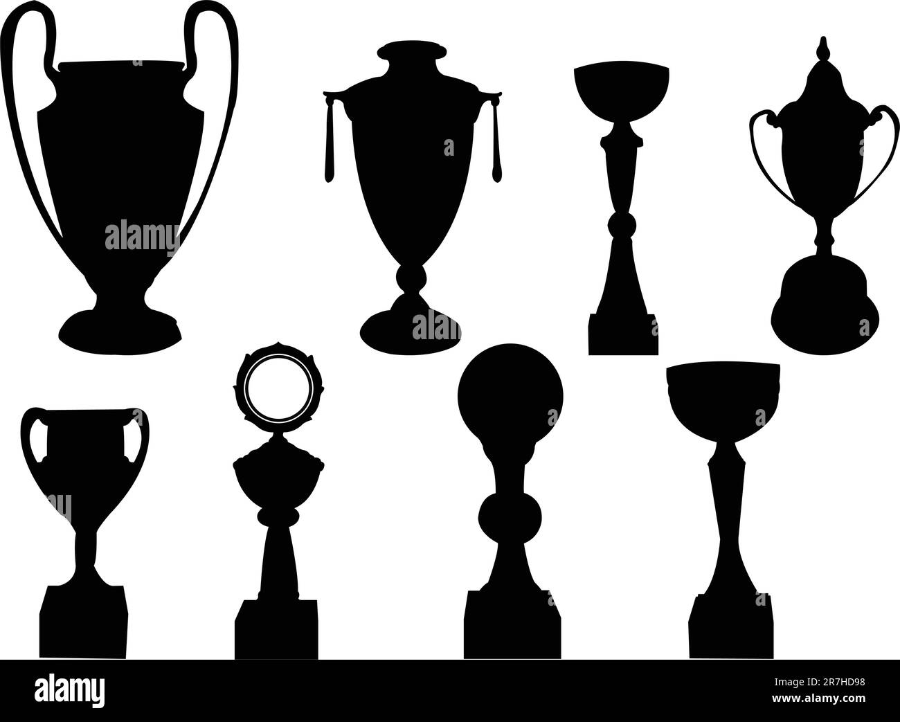 trophy collection - vector Stock Vector Image & Art - Alamy