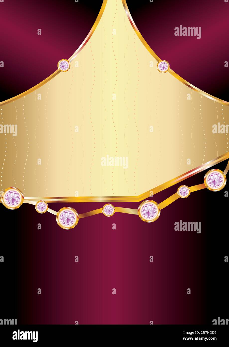 Vector illustration of a festive background with diamonds Stock Vector ...