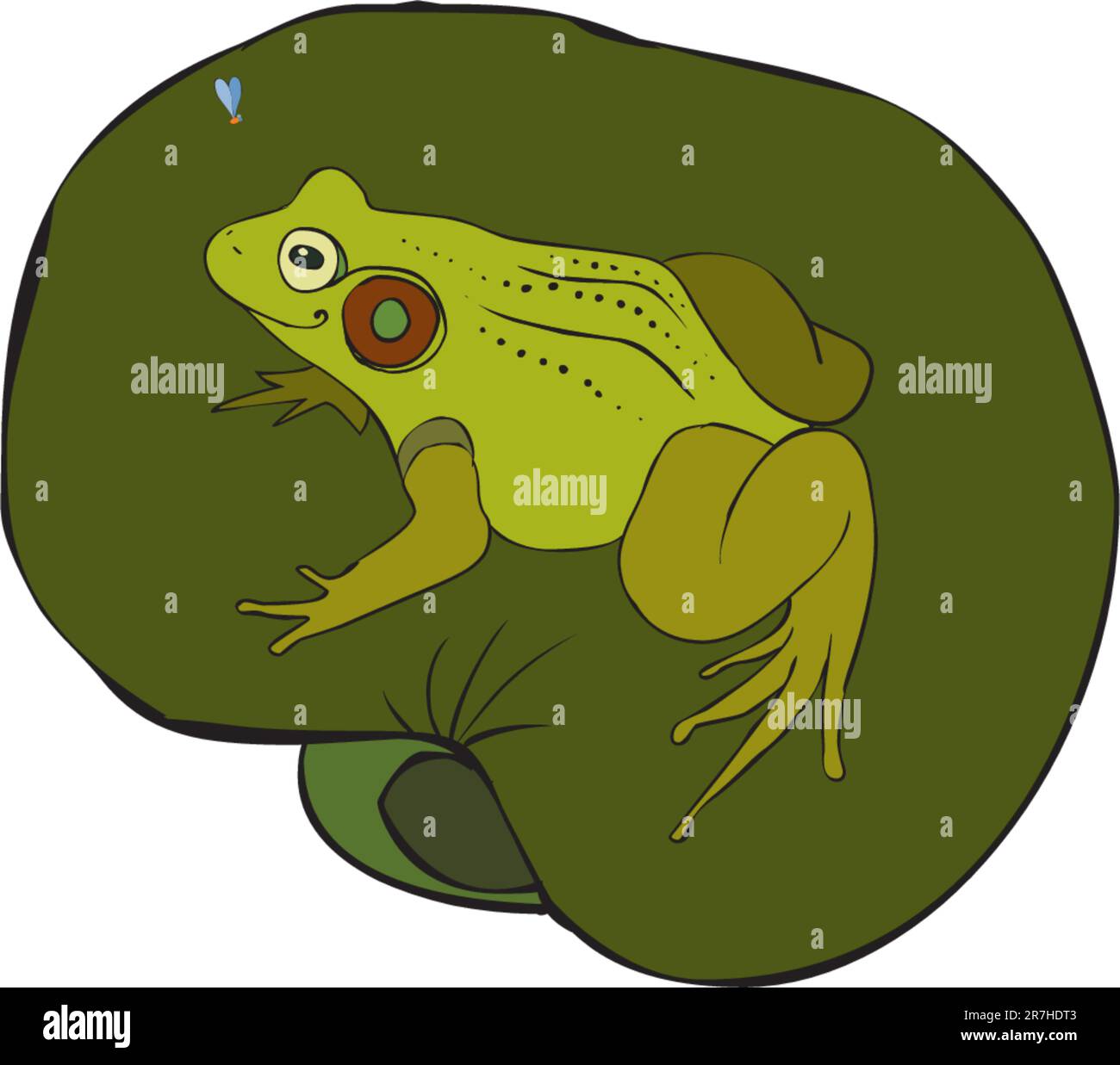 Cute small green water Stock Vector Images - Alamy