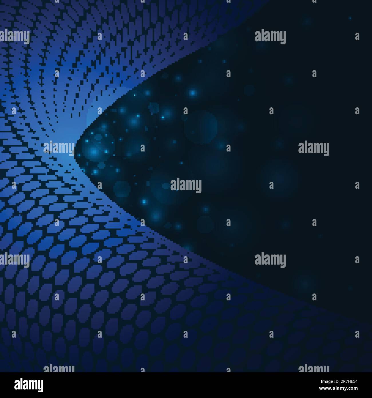 abstract blue background with dots. Vector illustration Stock Vector ...