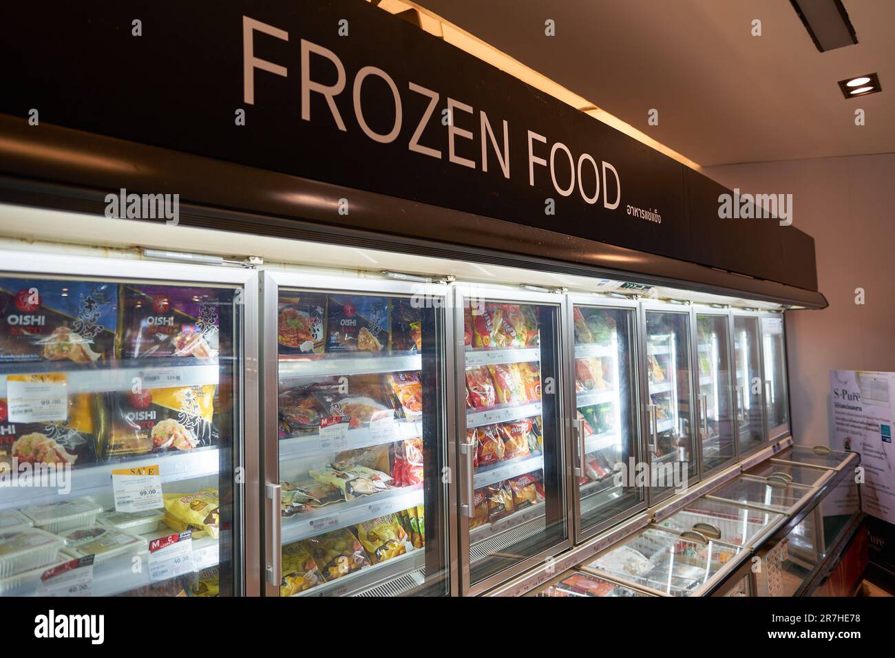 BANGKOK, THAILAND - CIRCA APRIL, 2023: frozen food as seen in ...