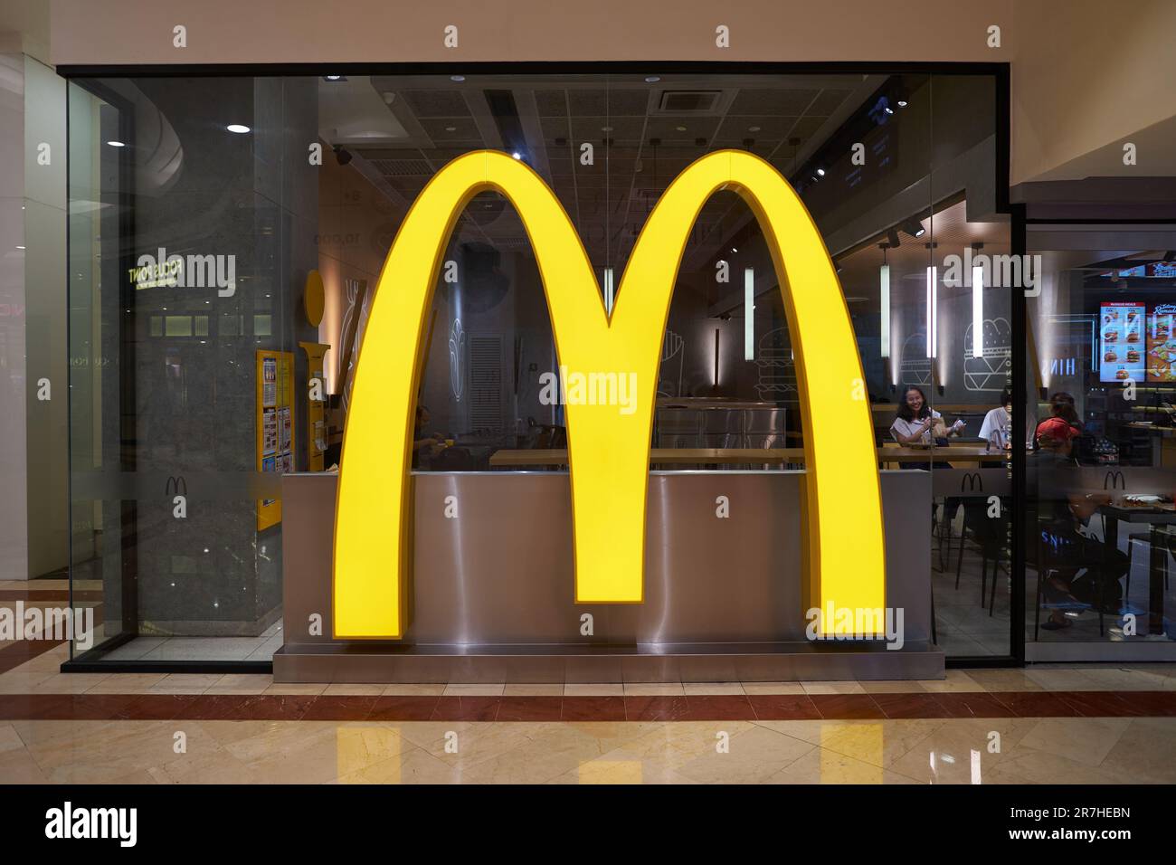 KUALA LUMPUR, MALAYSIA - CIRCA MARCH, 2023: the Golden Arches logo seen ...