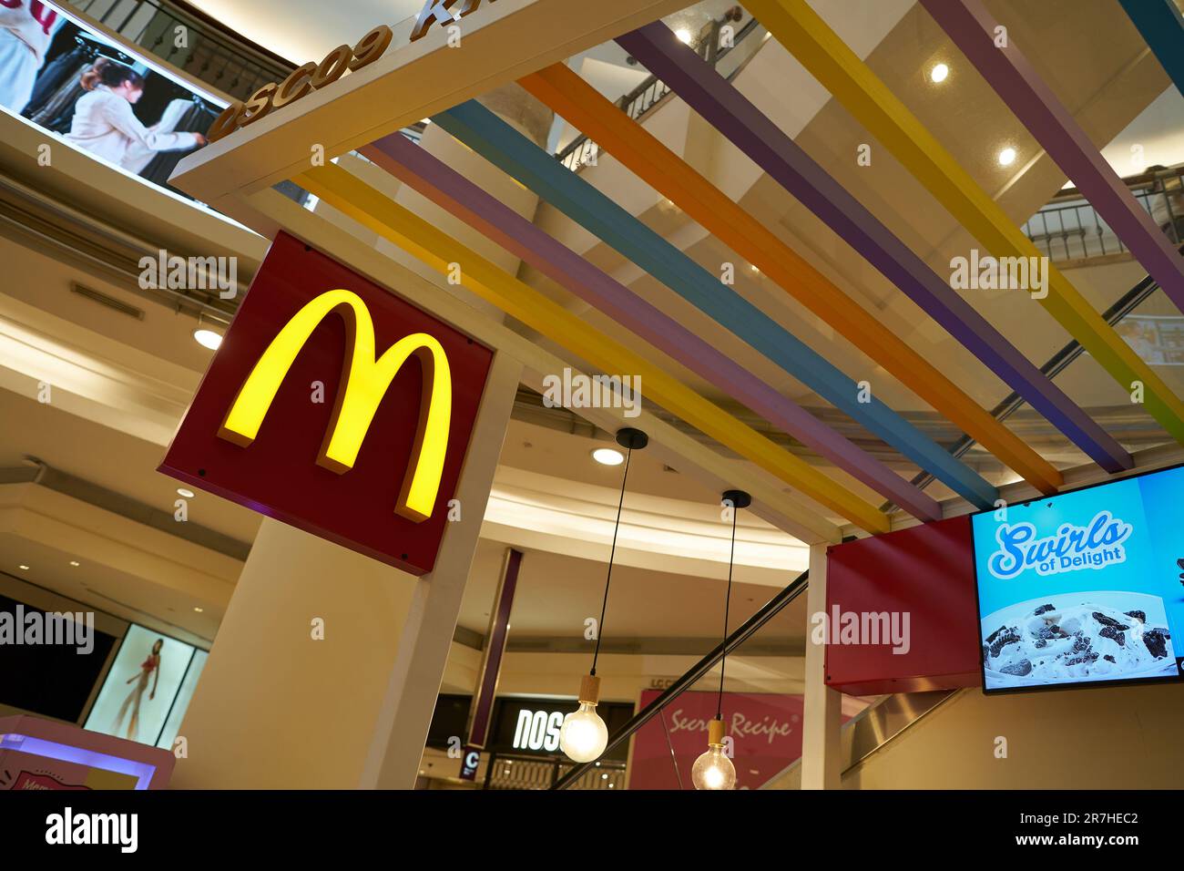 KUALA LUMPUR, MALAYSIA - CIRCA MARCH, 2023: the Golden Arches logo seen ...