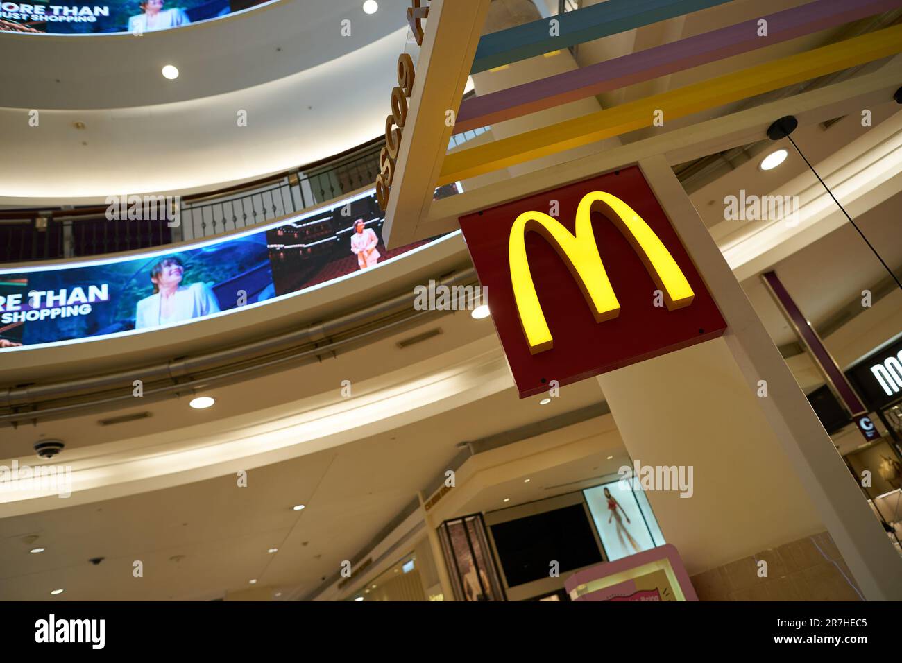 KUALA LUMPUR, MALAYSIA - CIRCA MARCH, 2023: the Golden Arches logo seen ...
