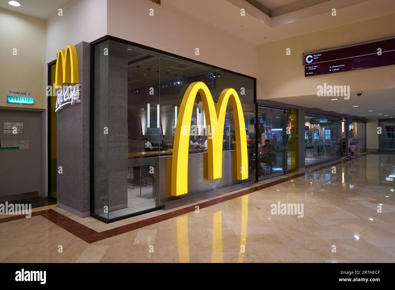 KUALA LUMPUR, MALAYSIA - CIRCA MARCH, 2023: the Golden Arches logo seen ...