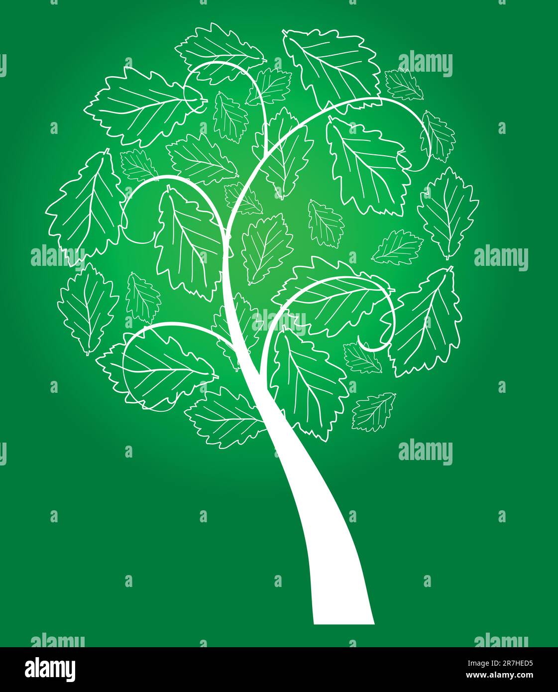 vector illustration of abstract tree Stock Vector Image & Art - Alamy