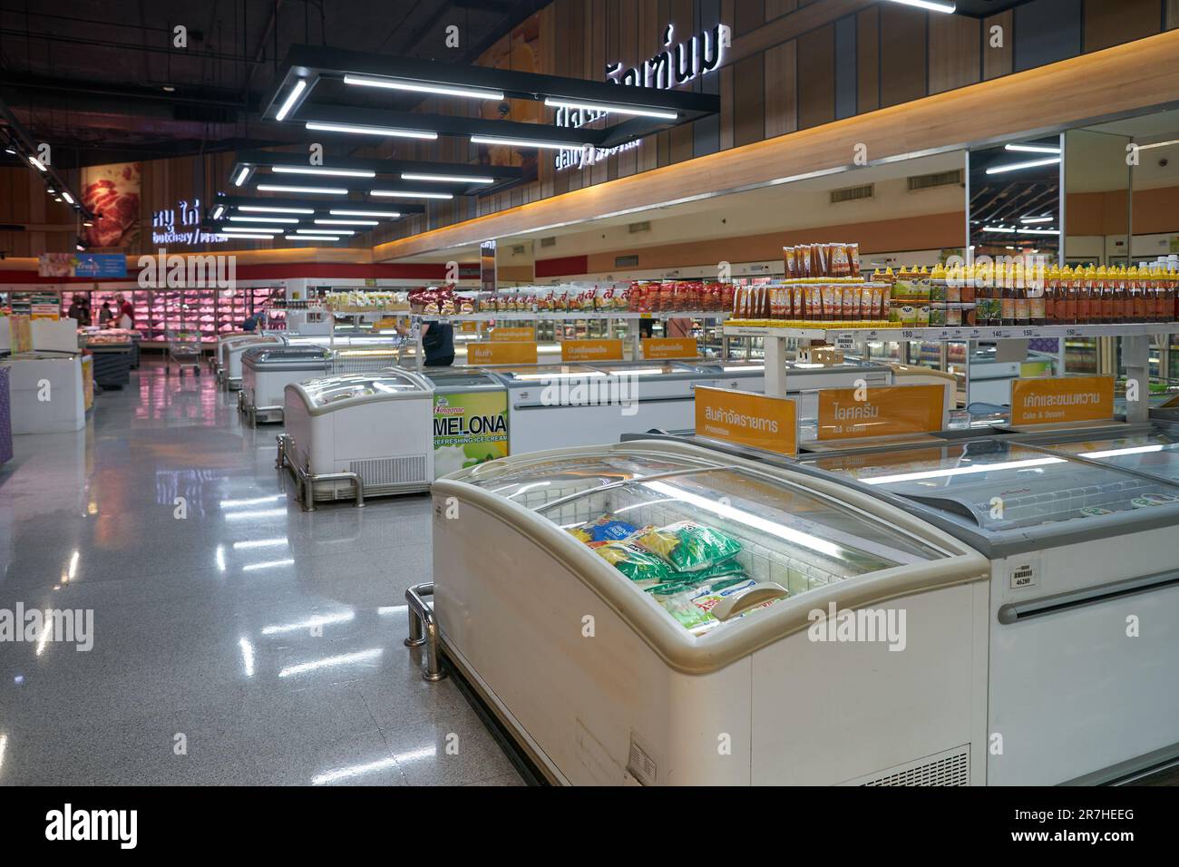 BANGKOK, THAILAND - CIRCA APRIL, 2023: inside Big C Supercenter ...
