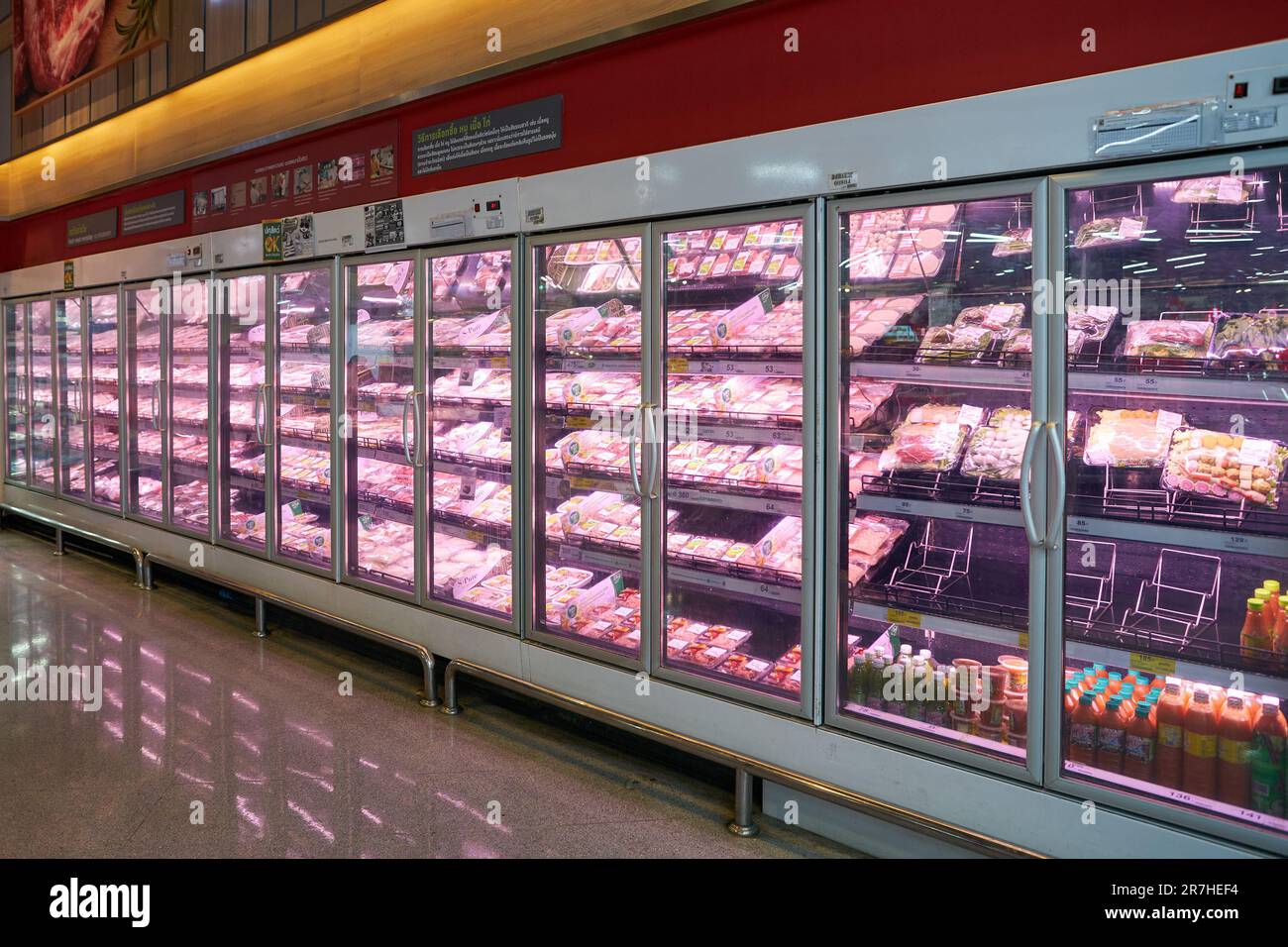 BANGKOK, THAILAND - CIRCA APRIL, 2023: inside Big C Supercenter ...