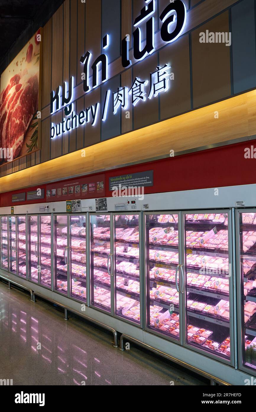 BANGKOK, THAILAND - CIRCA APRIL, 2023: inside Big C Supercenter Ratchadamri in Bangkok Stock ...