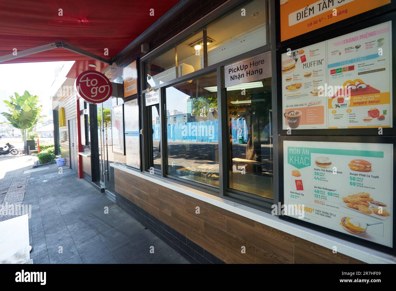 HO CHI MINH CITY, VIETNAM - CIRCA MARCH, 2023: street level view of ...