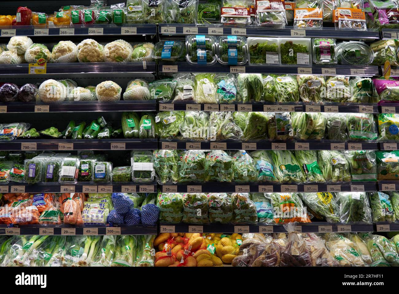 BANGKOK, THAILAND - CIRCA APRIL, 2023: produce on display at Tops Food ...
