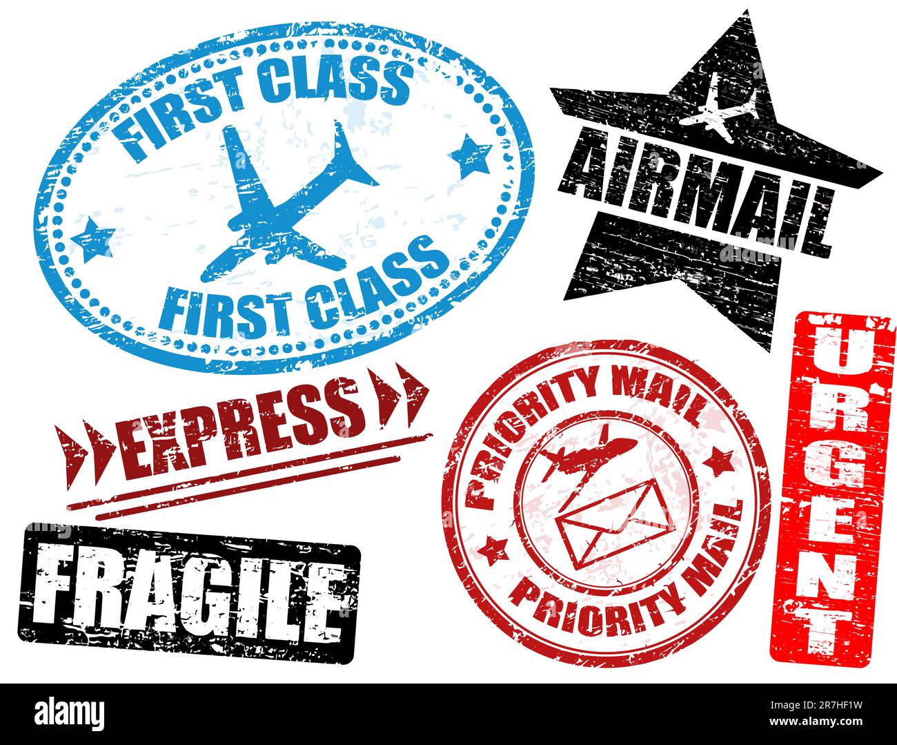 Airmail Stamp Vector