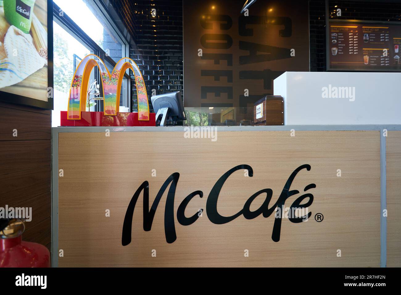 HO CHI MINH CITY, VIETNAM - CIRCA MARCH, 2023: the Golden Arches and ...