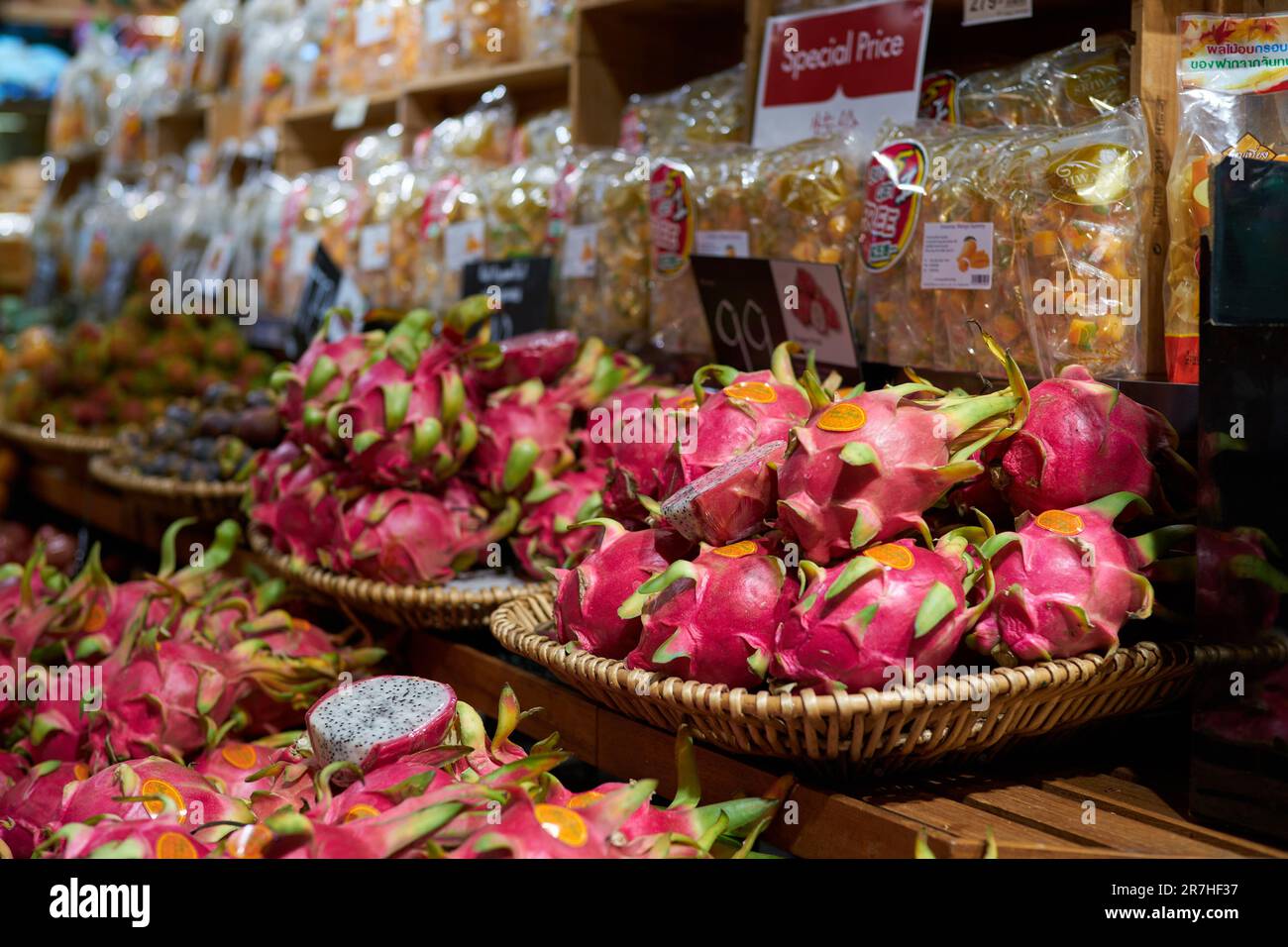 BANGKOK, THAILAND - CIRCA APRIL, 2023: various tropical fruits on ...