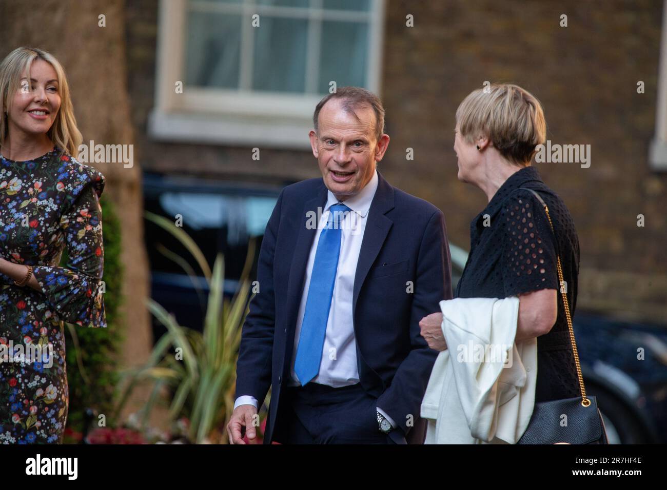 London, England, UK. 15th June, 2023. ANDREW MARR and wife JACKIE ...