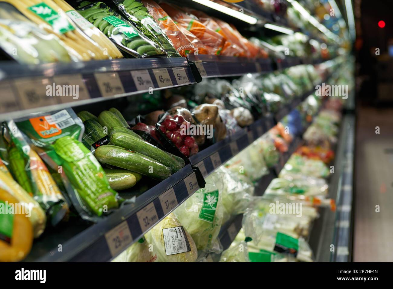 BANGKOK, THAILAND - CIRCA APRIL, 2023: produce on display at Tops Food ...