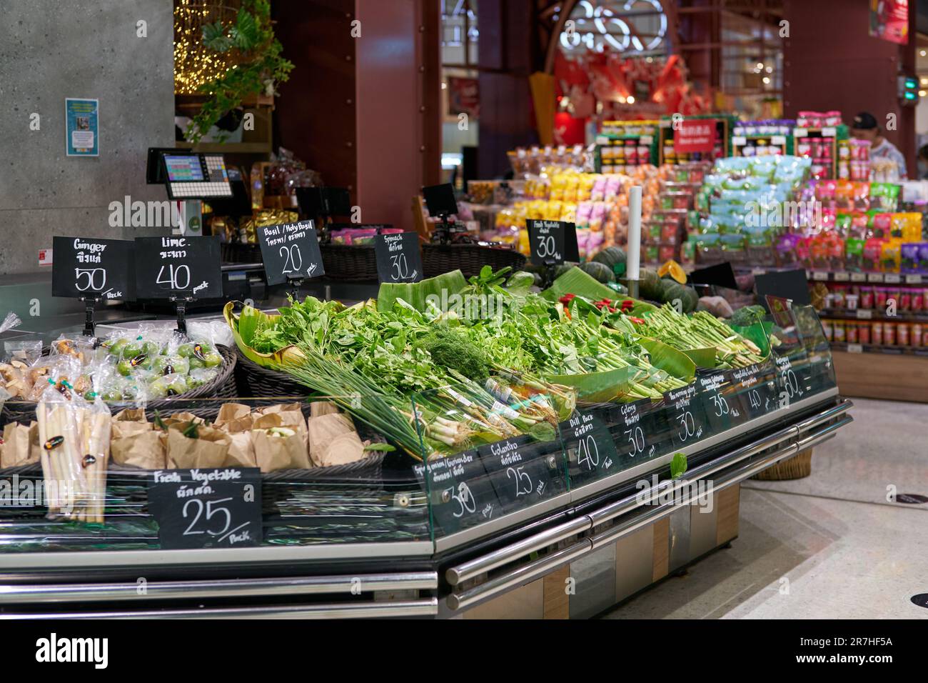 BANGKOK, THAILAND - CIRCA APRIL, 2023: produce on display at Tops Food ...
