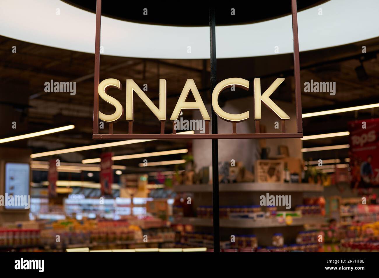 BANGKOK, THAILAND - CIRCA APRIL, 2023: SNACK sign as seen at Tops Food ...
