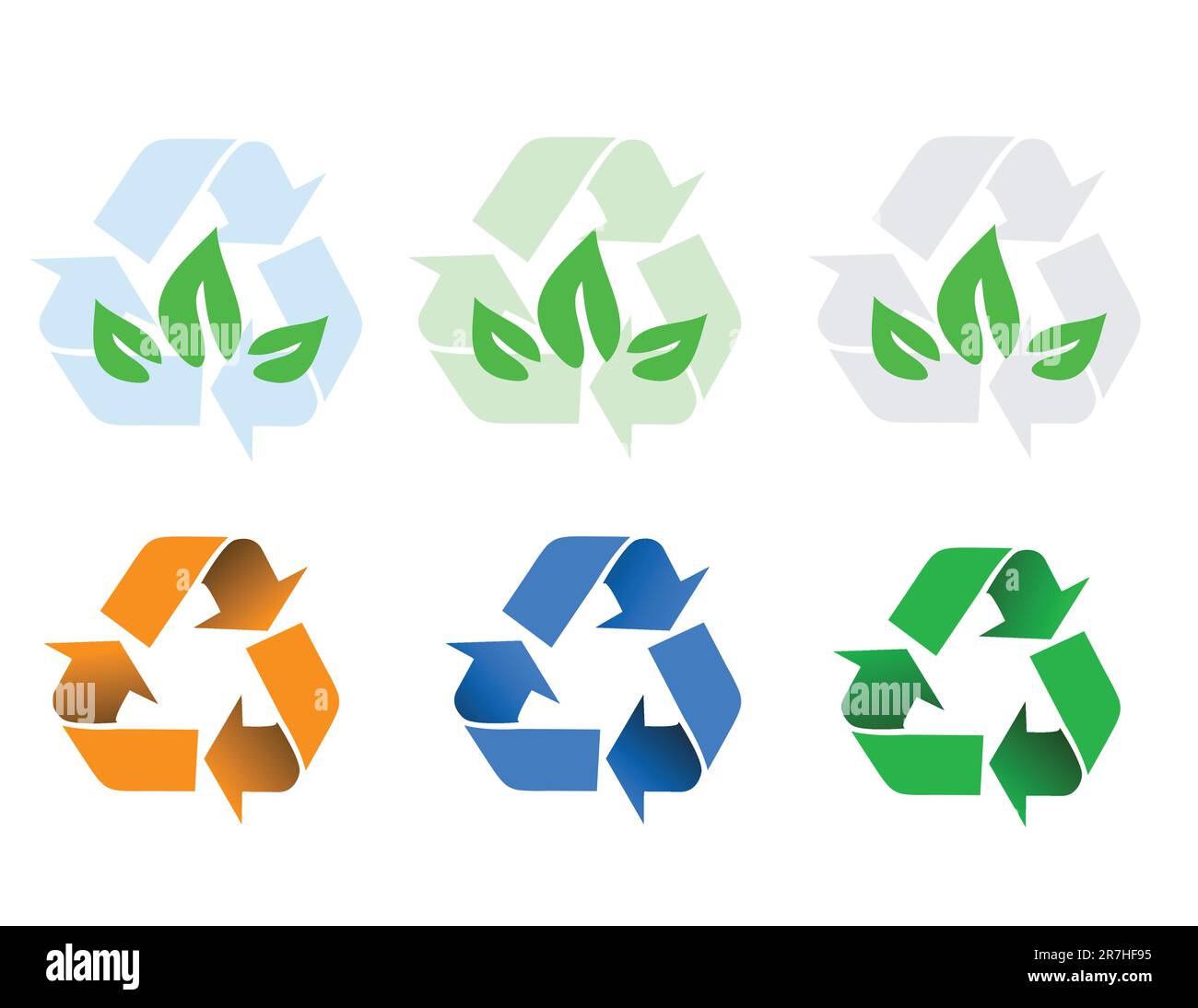 Vector recycle signs Stock Vector Image & Art - Alamy