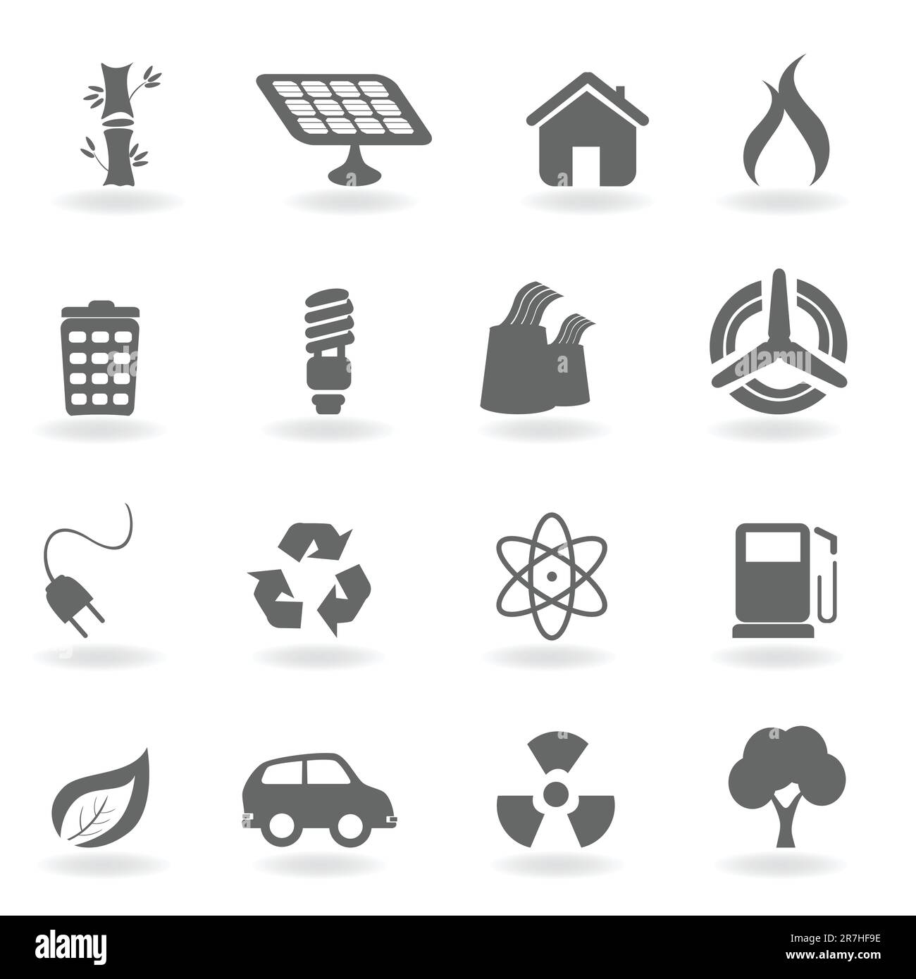 Ecology car house Stock Vector Images - Alamy