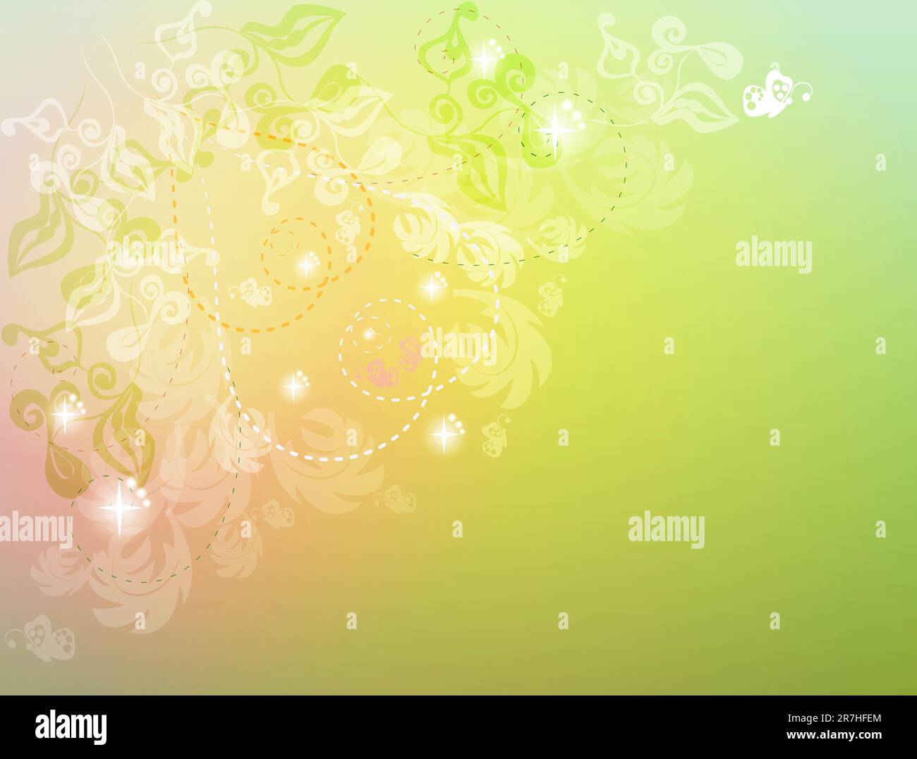 Vector flower background with splashes Stock Vector Image & Art - Alamy