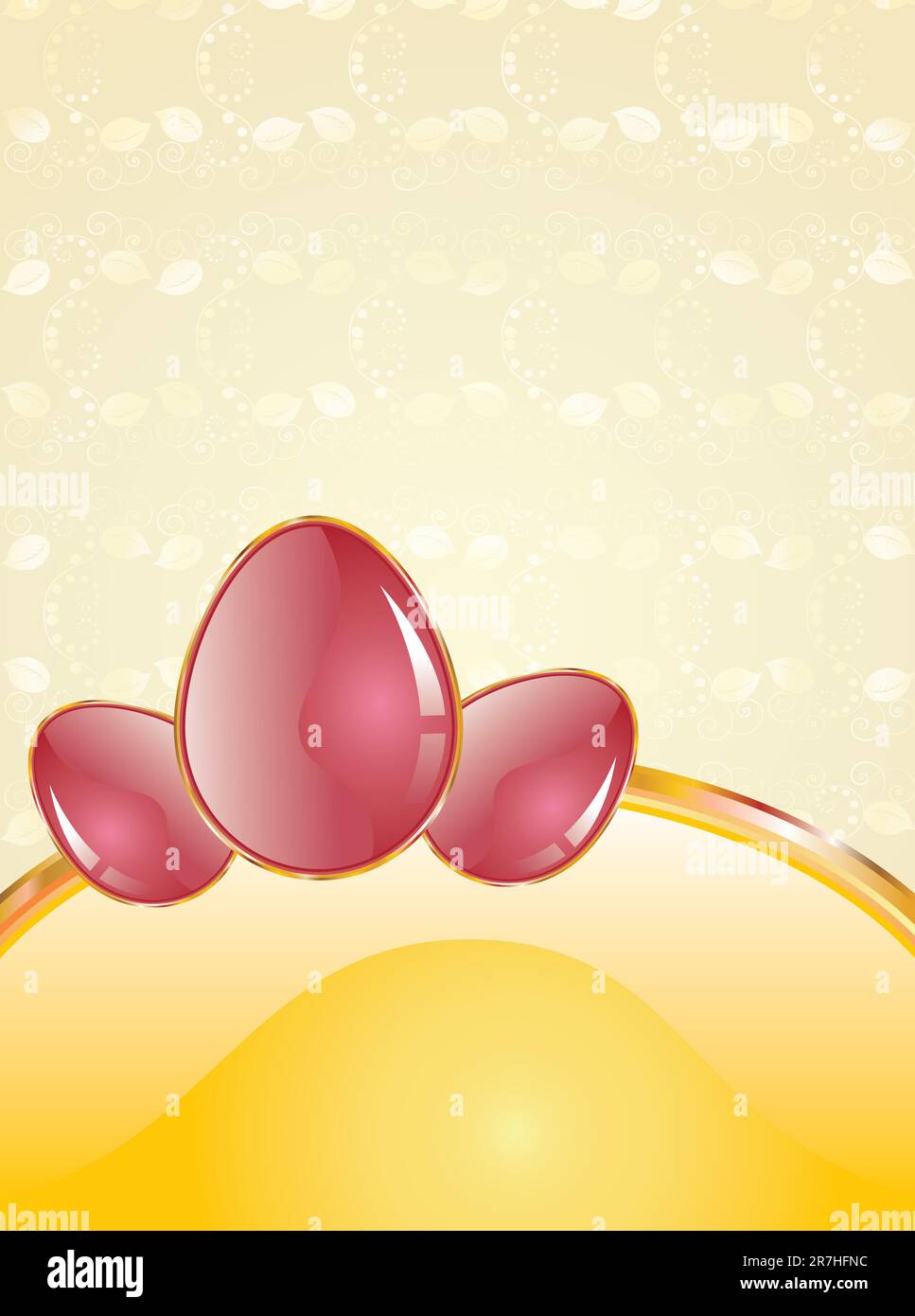 golden background with Easter eggs Stock Vector Image & Art - Alamy