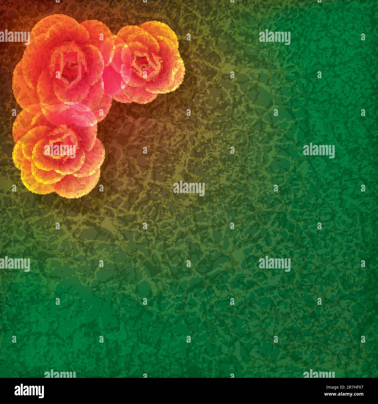 Individual roses Stock Vector Images - Alamy