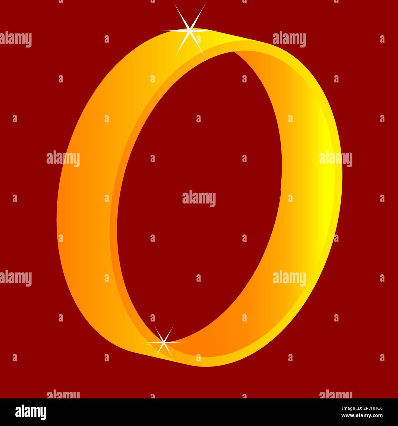 golden ring, vector art illustration; more drawings in my gallery Stock ...