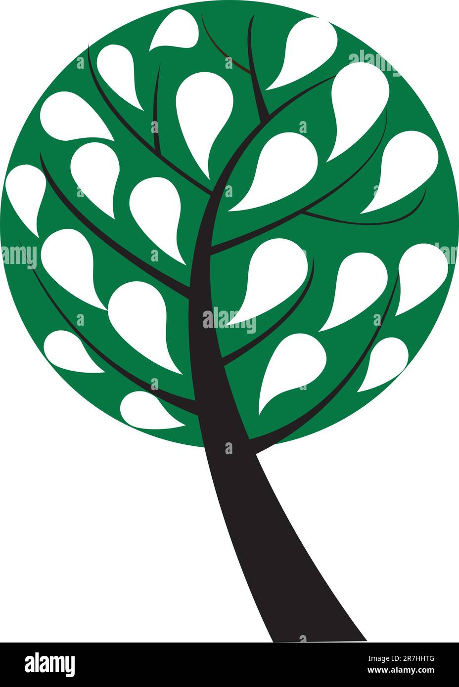 vector illustration of abstract tree Stock Vector Image & Art - Alamy