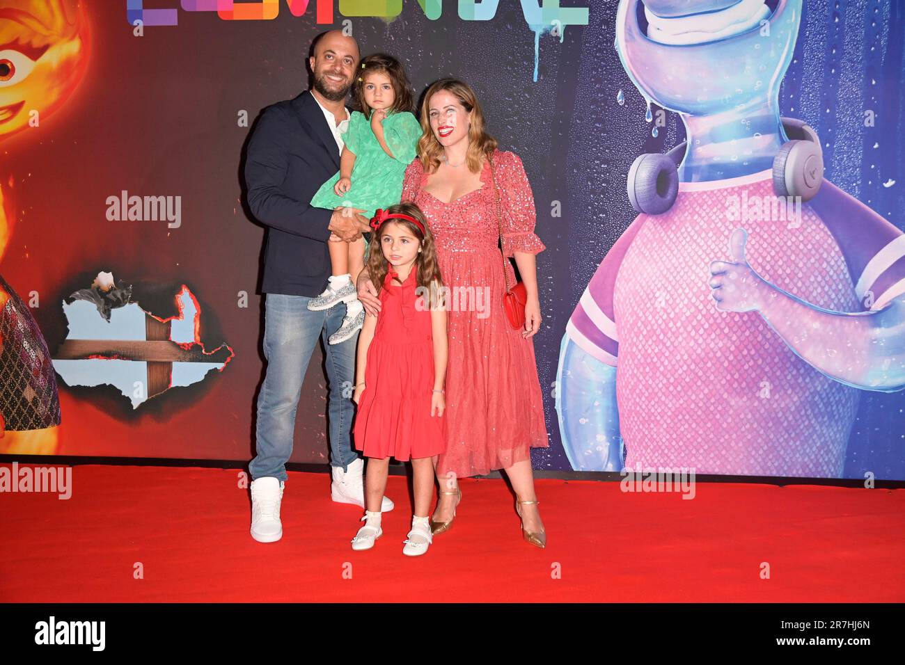 Rome, Italy. 15th June, 2023. CClaudio Midolo (l), Grace Midolo (l ...