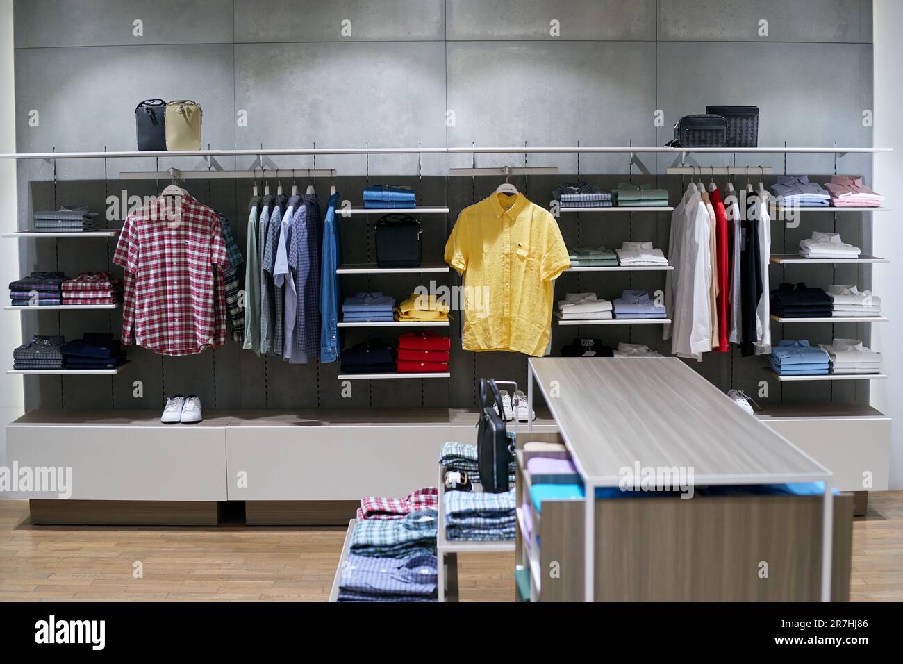 BANGKOK, THAILAND - CIRCA APRIL, 2023: interior shot of Lacoste retail ...