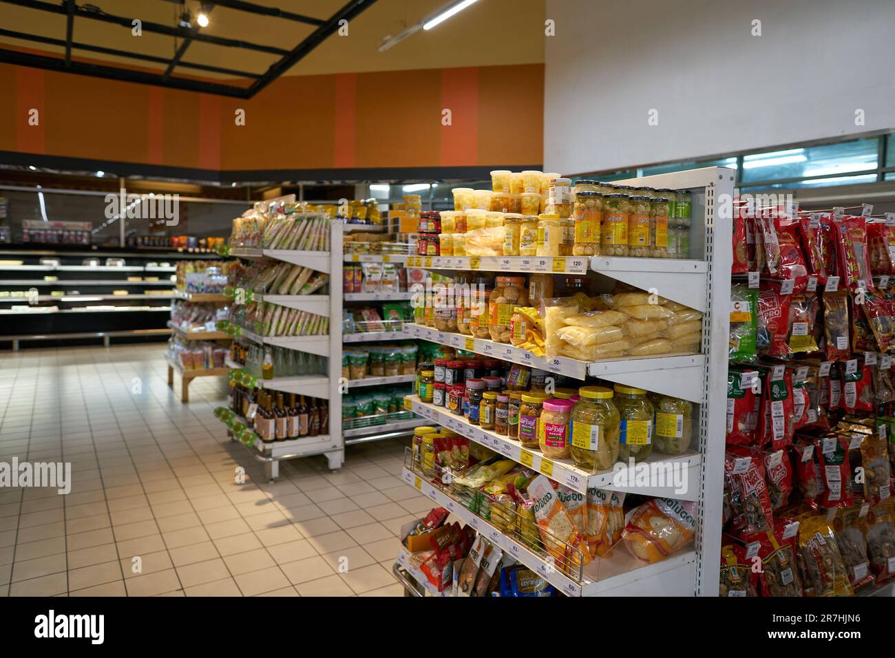 PATTAYA, THAILAND - CIRCA APRIL, 2023: interior shot of Big C ...
