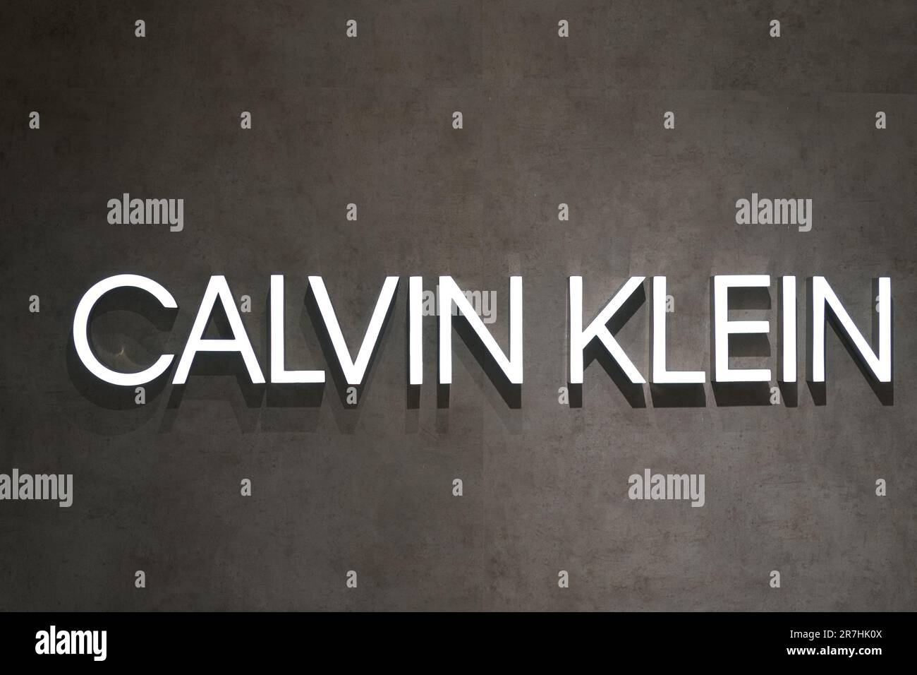 PATTAYA, THAILAND - CIRCA APRIL, 2023: close up shot of Calvin Klein ...