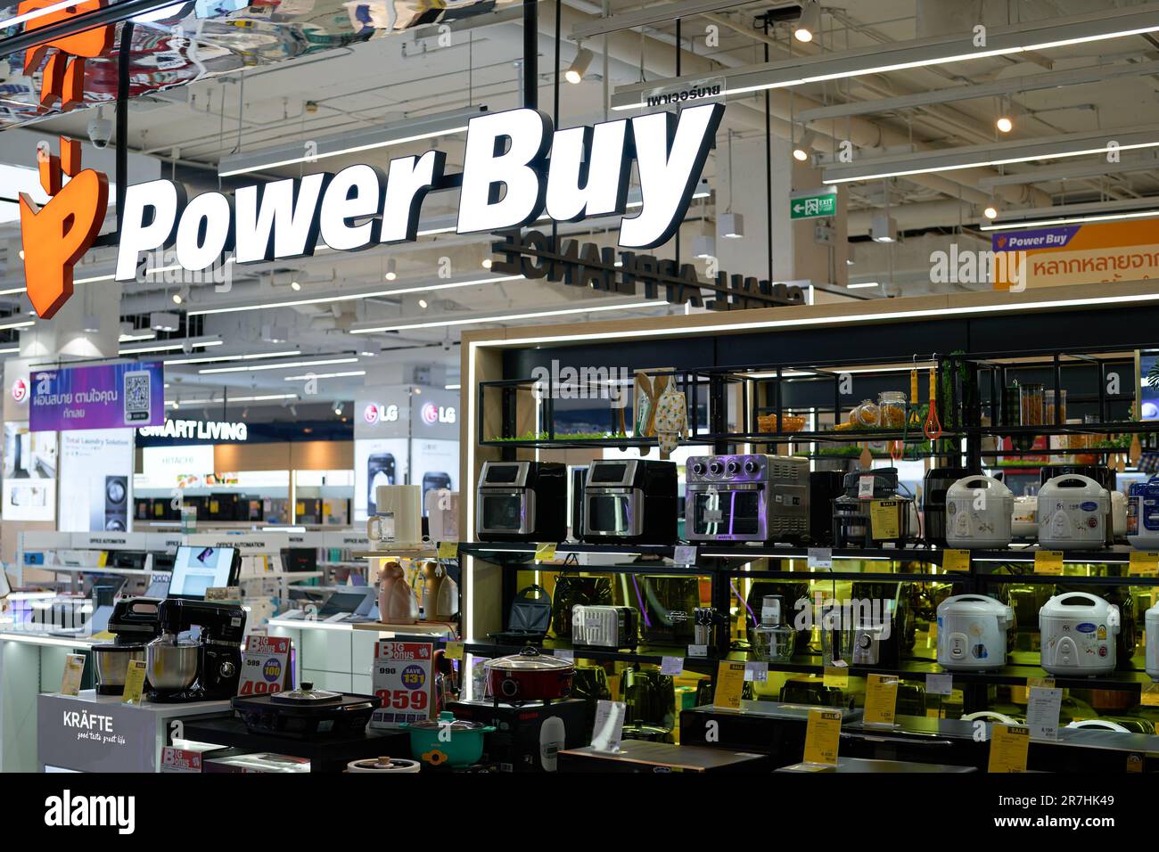 PATTAYA, THAILAND - CIRCA APRIL, 2023: Power Buy sign as seen at store ...