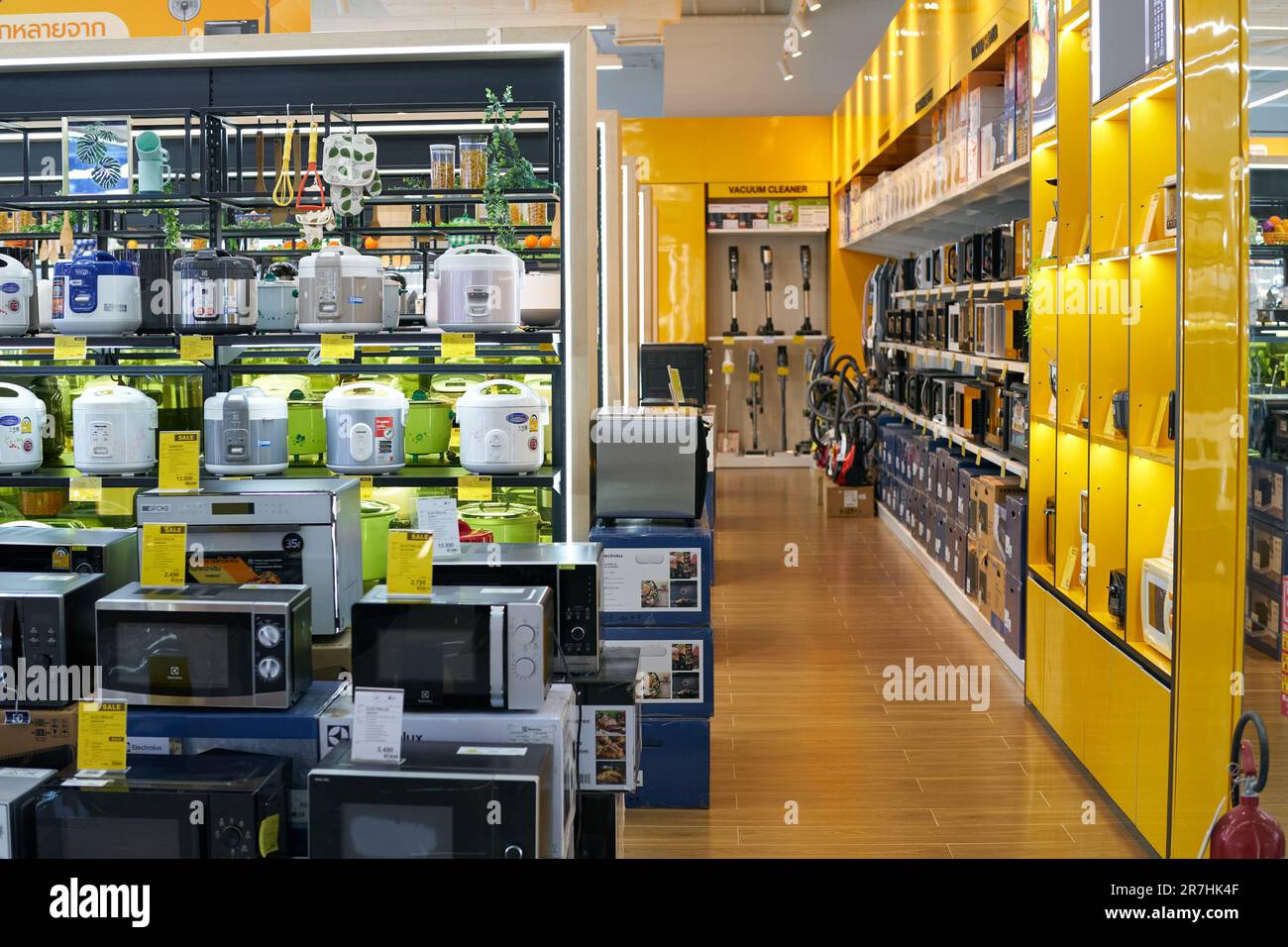 PATTAYA, THAILAND - CIRCA APRIL, 2023: small appliances on display at ...
