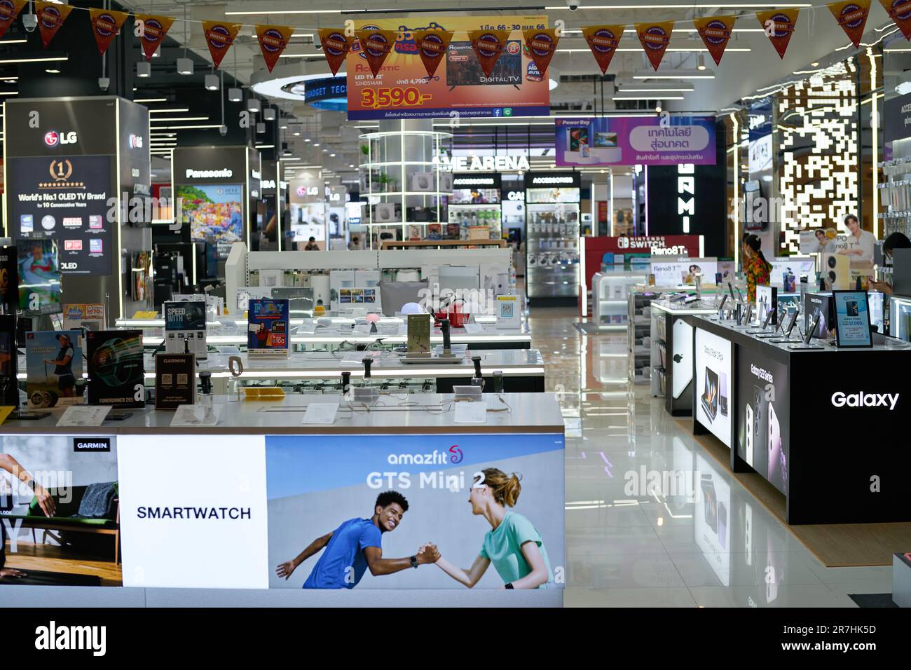 PATTAYA, THAILAND - CIRCA APRIL, 2023: goods on display at Power Buy ...